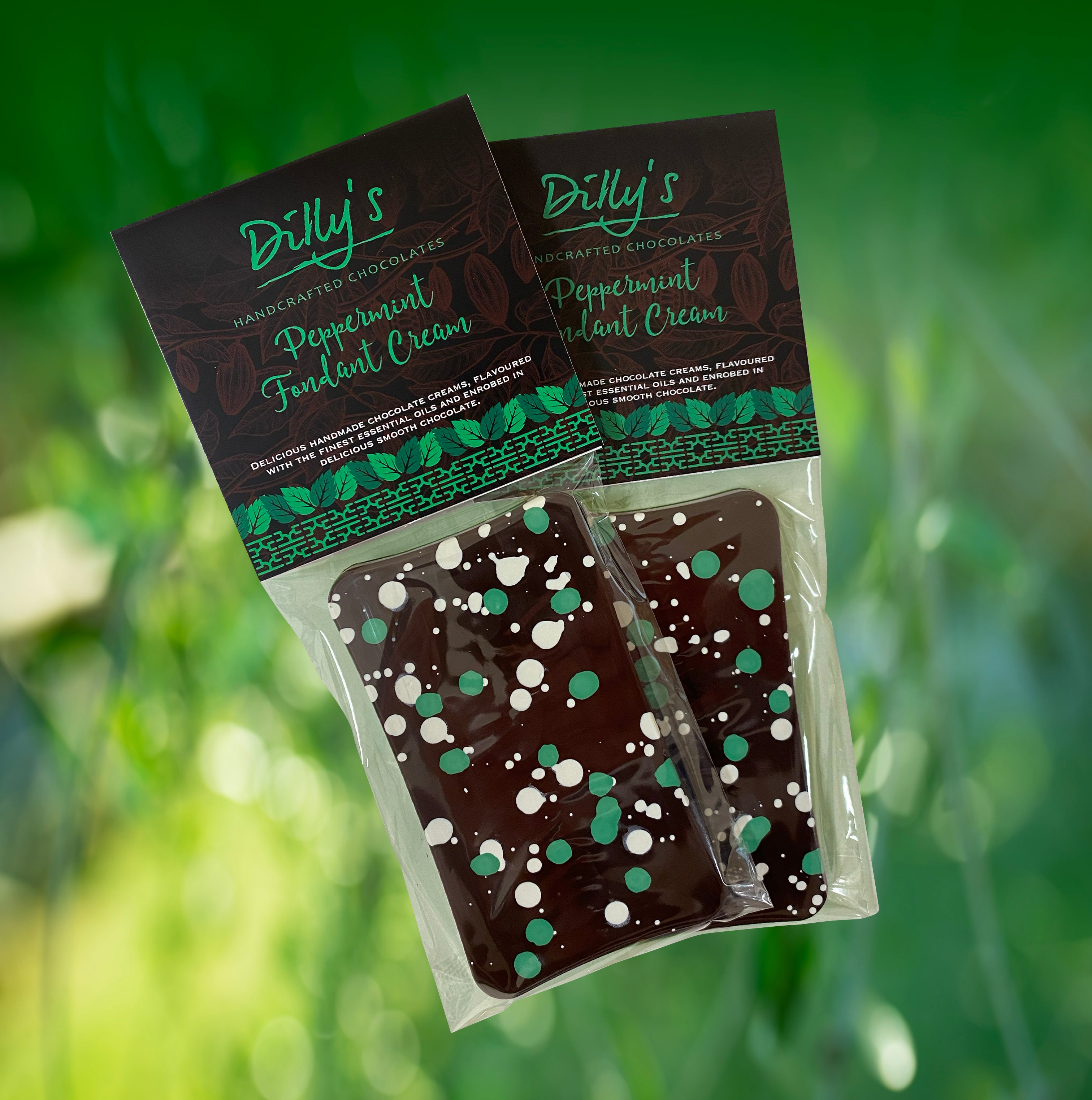 Peppermint Fondant Cream Bar – Dilly's Chocolates